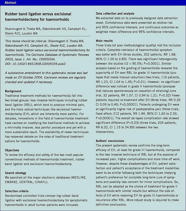 Kirurgisk behandling af symptomgivende hæmorider | Ugeskriftet.dk