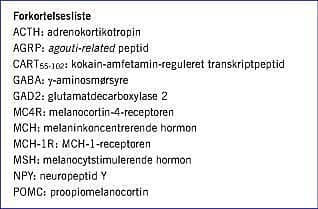 Molekylær patogenese ved monogen og polygen fedme | Ugeskriftet.dk