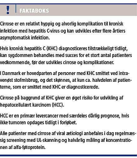 Hepatitis C-virusinfektion med cirrose øger risikoen for ...