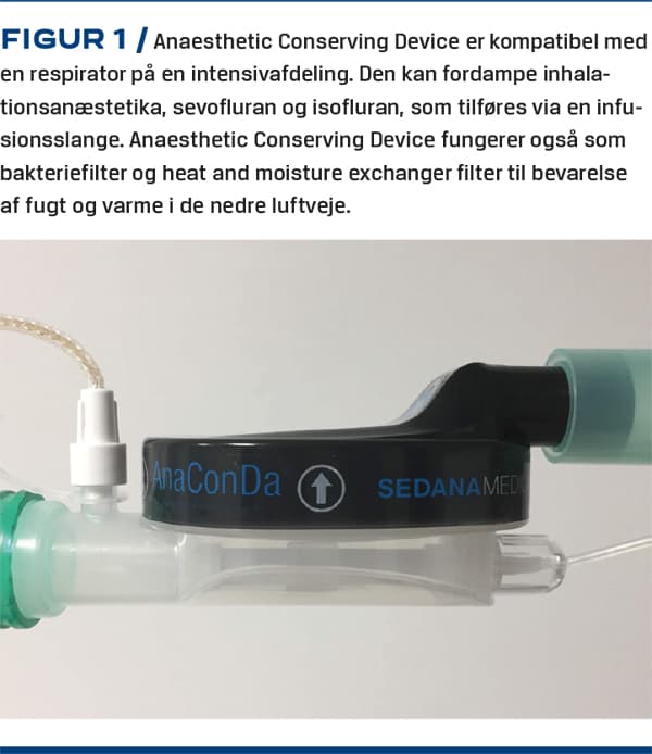 Inhalationsanæstetika som sedation af intensivpatienter i respirator ...